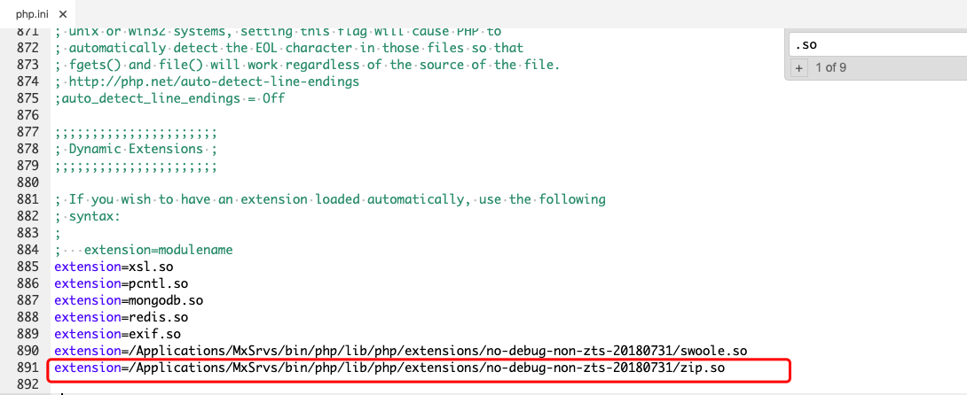 Mac 下的 MxSrvs 安装 PHPzip 的扩展（感觉各种扩展都是这个样子） - 浮尘微光 - 博客园