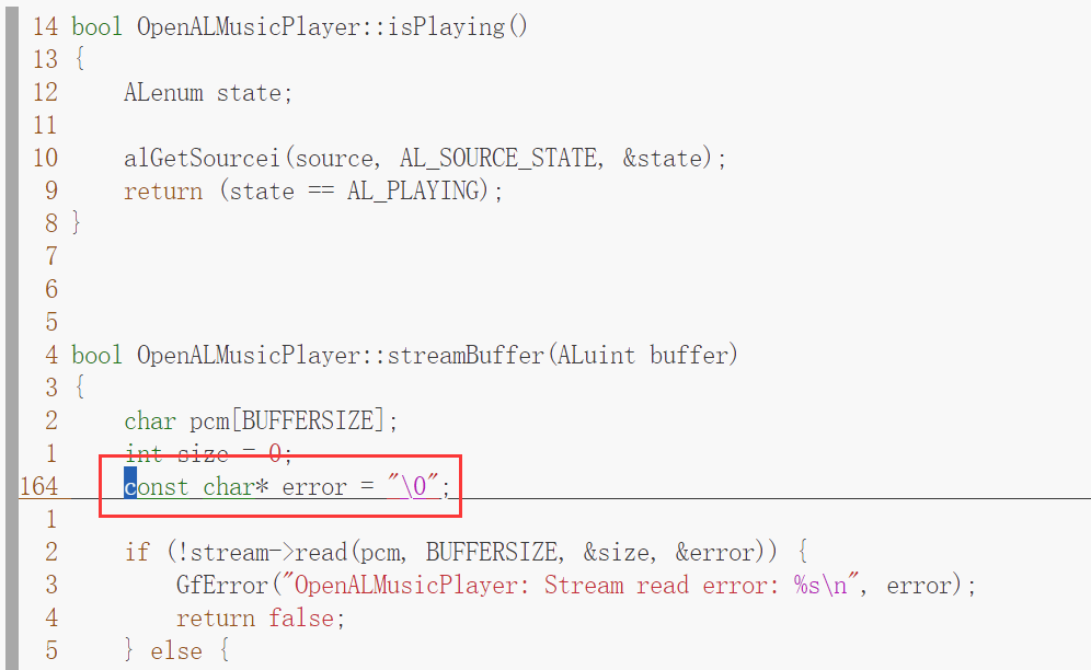 OpenALMusicPlayer cpp 164 22 Error Invalid Conversion From char To