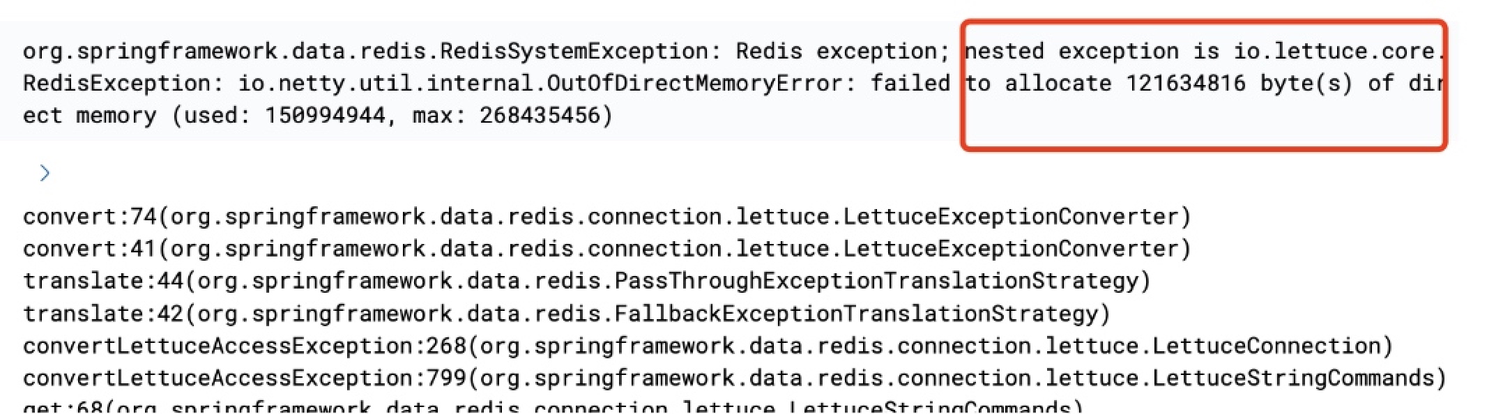 spring-boot-starter-data-redis OutOfDirectMemoryError 堆外内存泄漏 - 昔吾 - 博客园