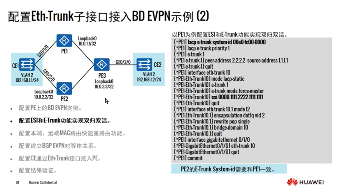 EVPN配置 - 401335990 - 博客园