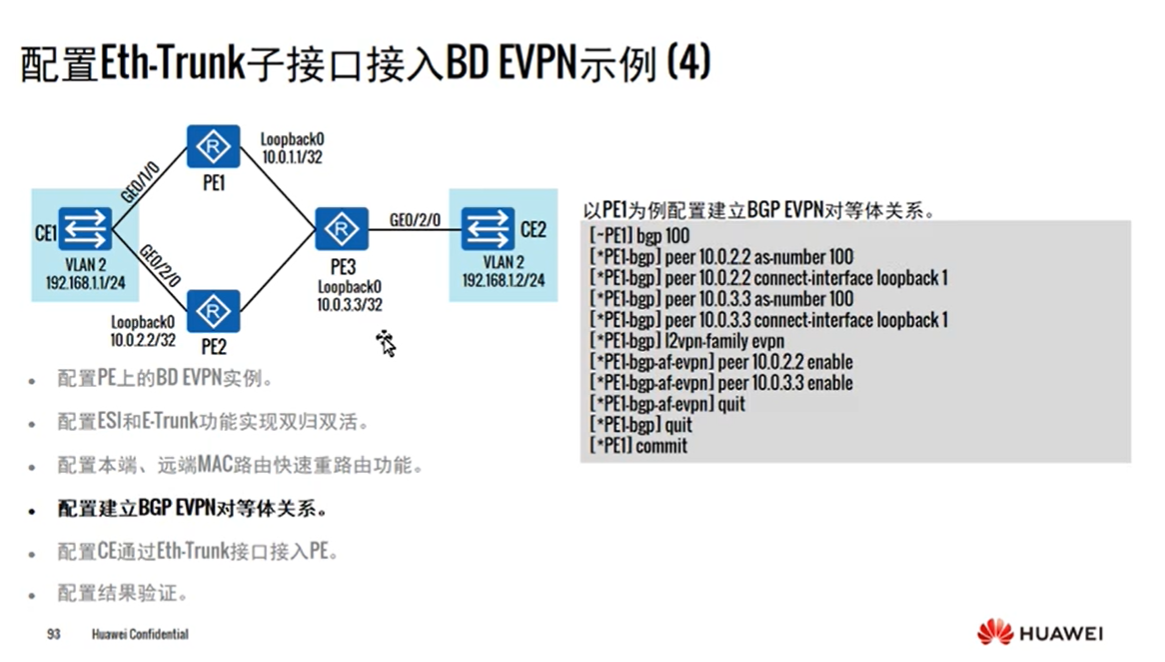 EVPN配置 - 401335990 - 博客园