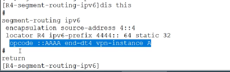 SRv6 静态配置 - 401335990 - 博客园