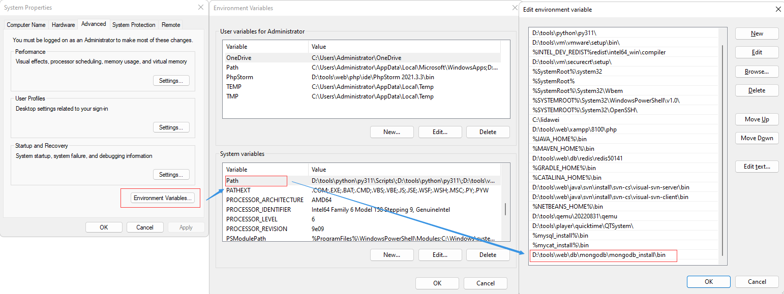 Mongodb Mongodb 安装和使用(zip) Lnlidawei 博客园