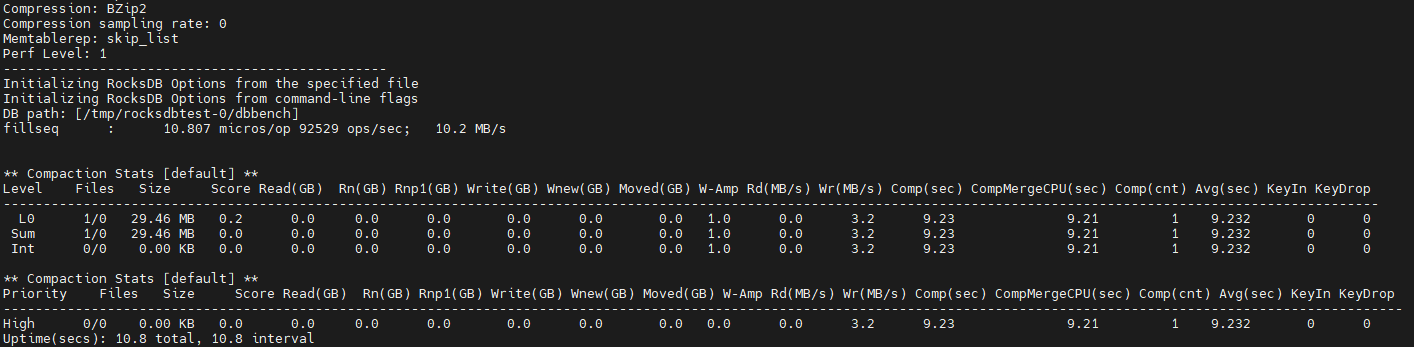 针对rocksdb压缩特性进行性能测试 - 505donkey - 博客园