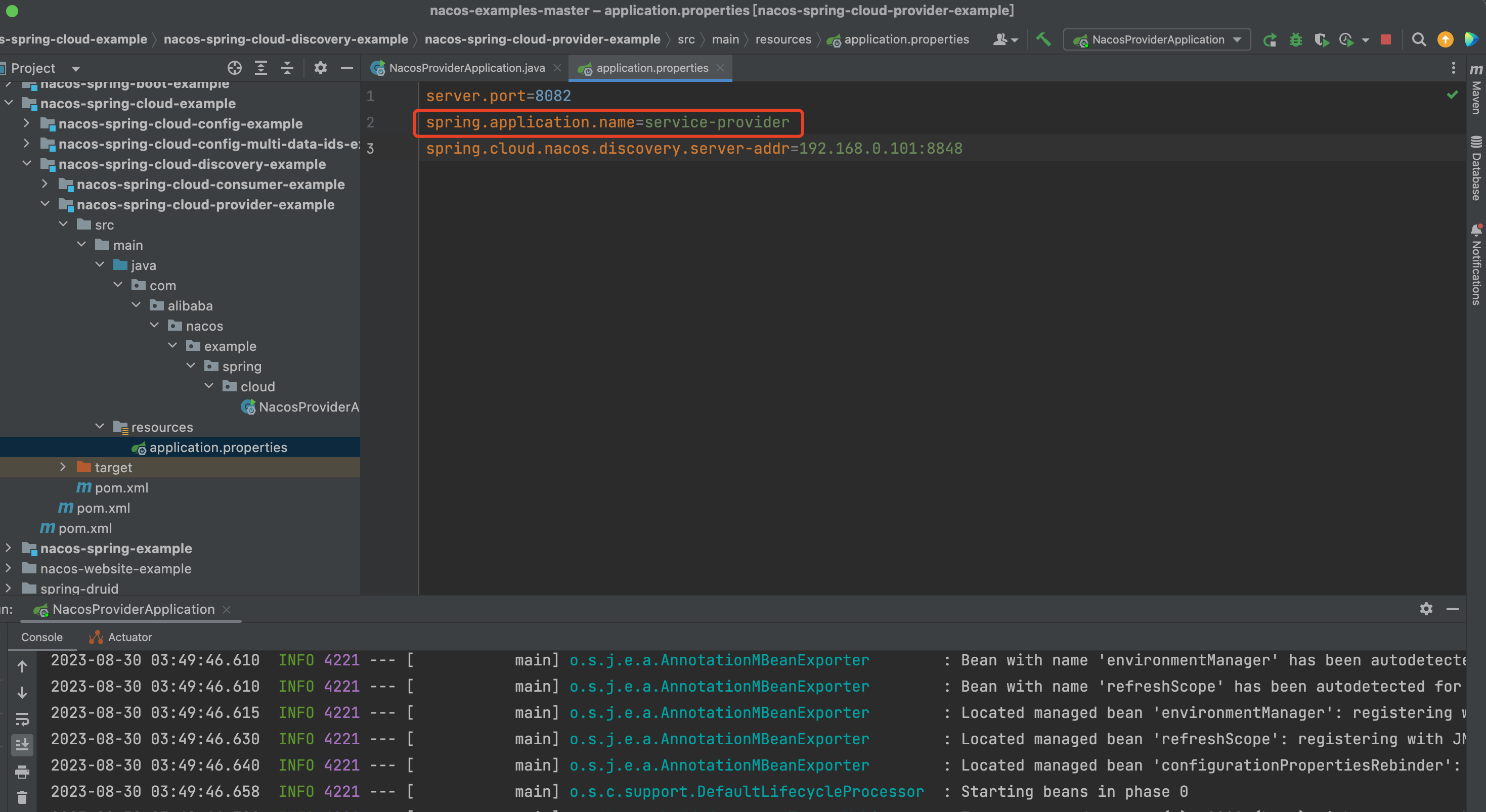 spring cloud整合nacos的服务的注册与发现和配置动态刷新 - zpchcbd - 博客园