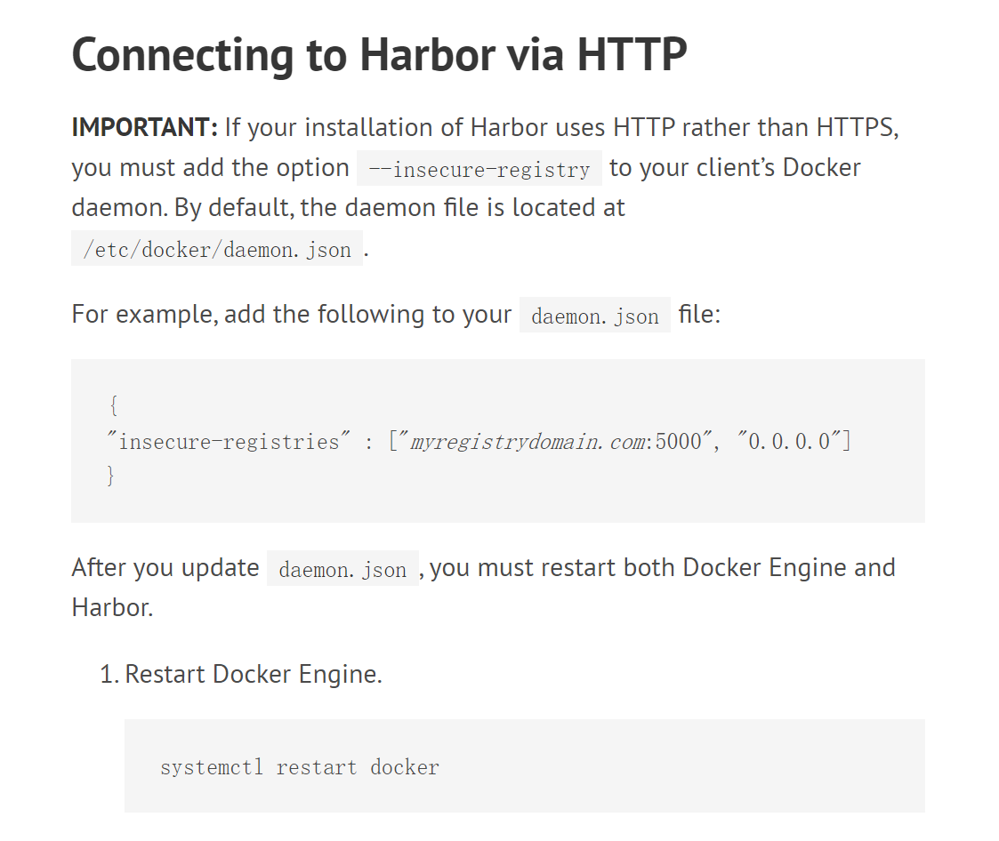 Harbor镜像仓库以及Docker如何拉取私有仓库镜像和漏洞和连接错误问题 - zpchcbd - 博客园