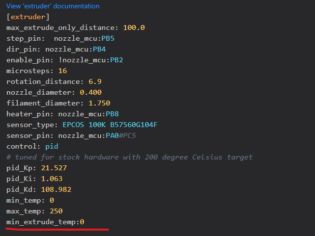 3d打印报错 { Code Key111 Msg Extrude Below Minimum Temp Bk街头狂舞 博客园