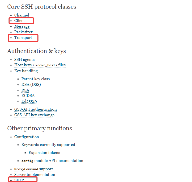 Linux Paramiko ssh sftp 