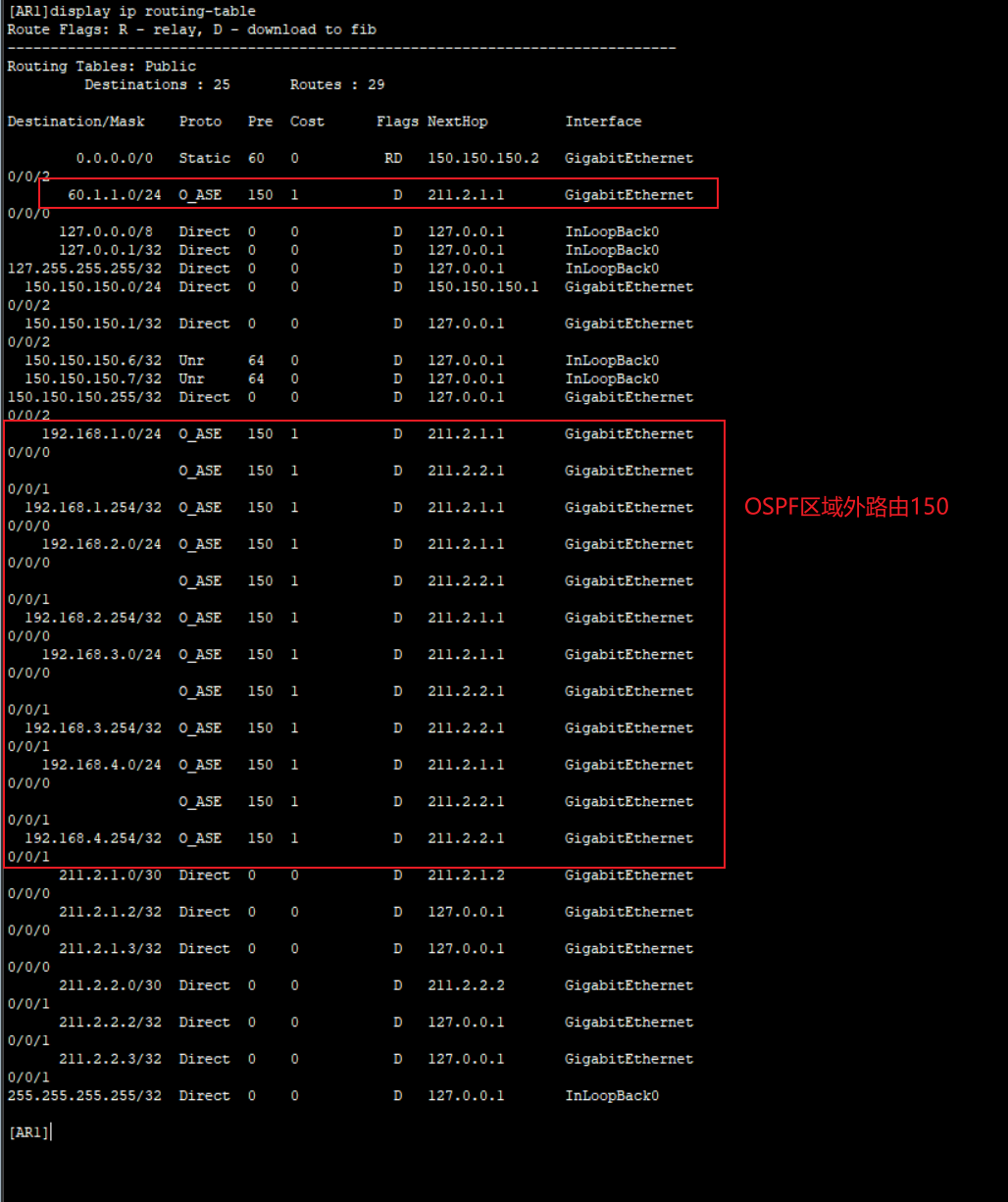 典型局域网案例OSPF+VRRP+DHCP+NAT+MSTP+LACP - AuriGe - 博客园