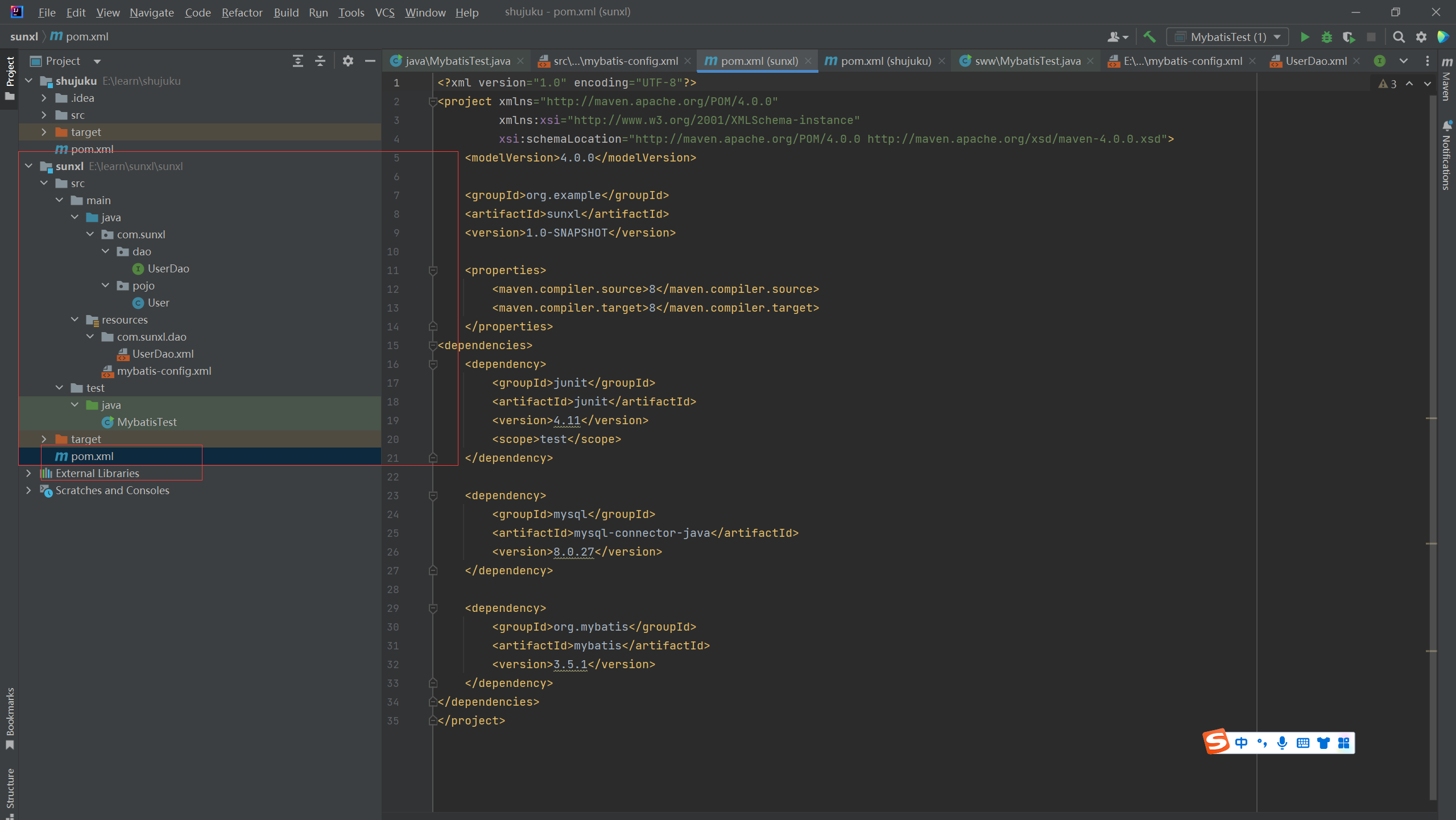 java——mybatis——环境搭建——xml实现方式示例 - 小白龙白龙马 - 博客园