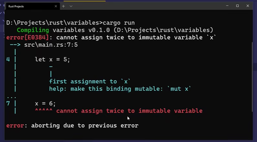 rust变量与可变性 - 三省吾身~ - 博客园