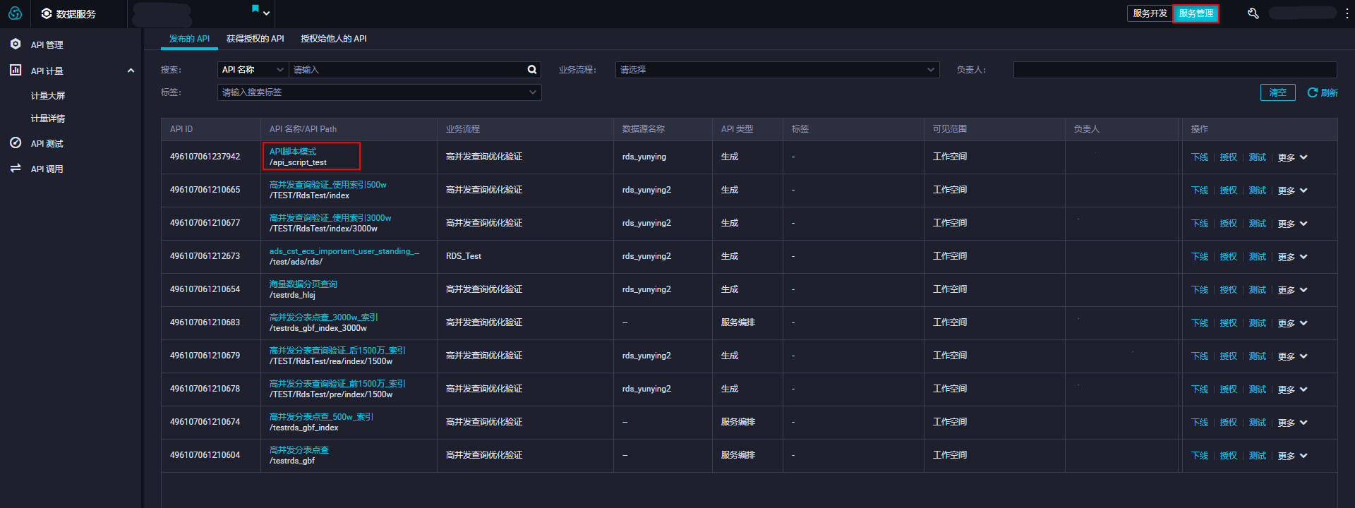 Dataworks-数据服务之API脚本模式(高级SQL)使用手册 - 业余砖家 - 博客园