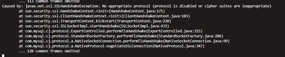 Ssl Sslhandshakeexception No Appropriate Protocol Protocol Is Disabled Or Cipher