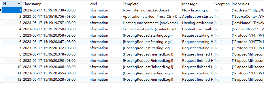 关于使用Serilog配置MySql数据库和appsettings的问题 - 乐优丶刘 - 博客园