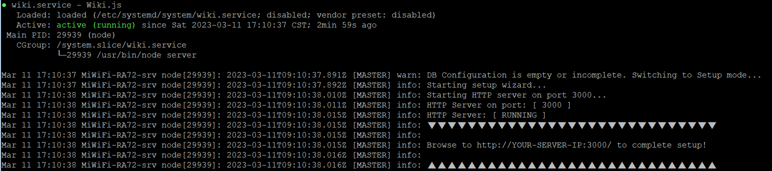 CentOS 安装 Wiki.js - 白马黑衣 - 博客园