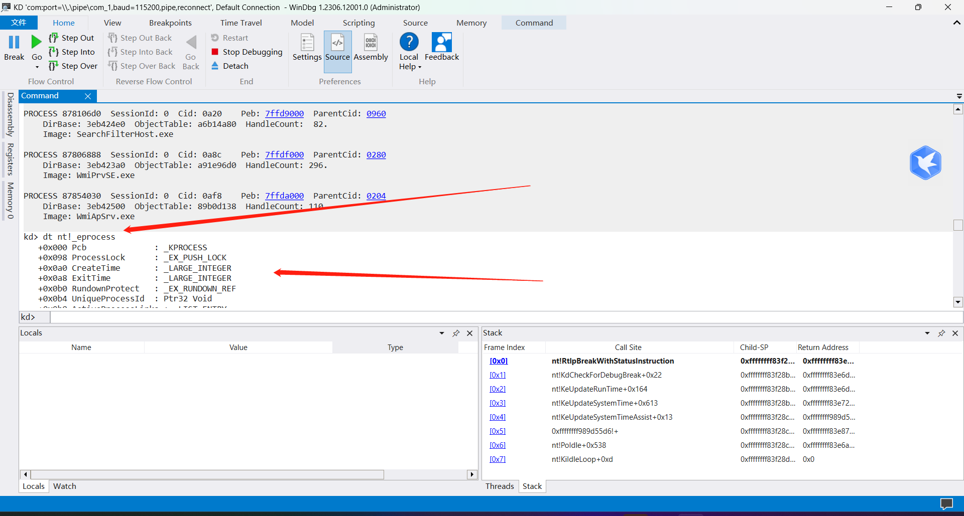 WinDbg Win11 + VMware（win 7） - 广陌 - 博客园