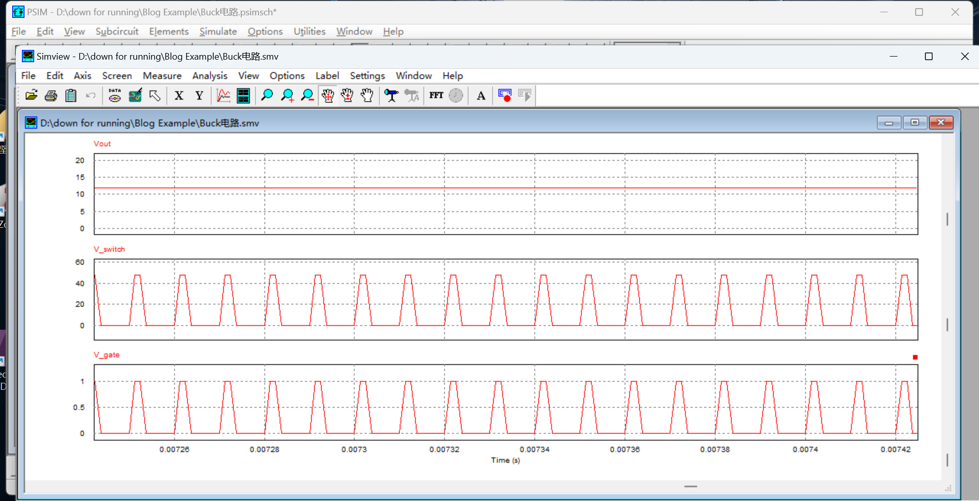 【PSIM-1】搭建一个Buck电路 - 整点薯条拯救一切 - 博客园