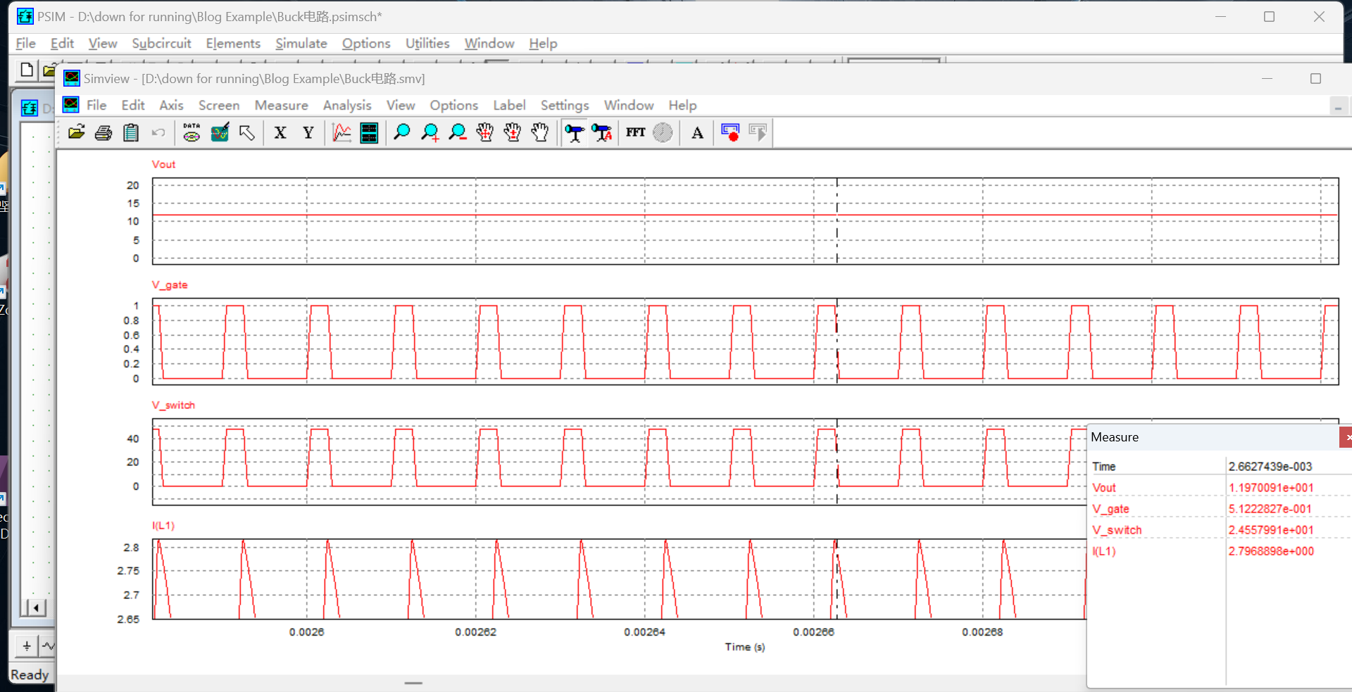 【PSIM-1】搭建一个Buck电路 - 整点薯条拯救一切 - 博客园