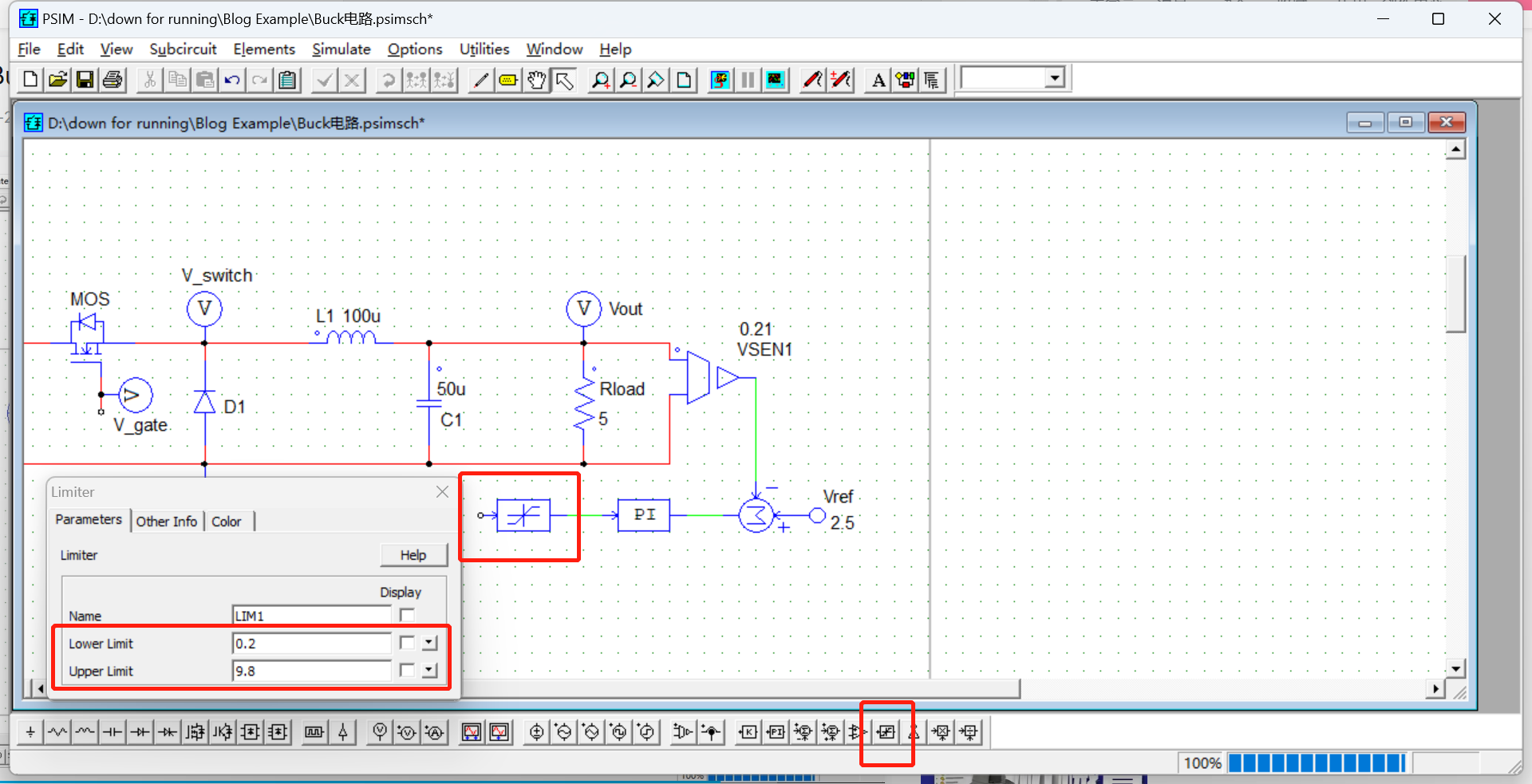 【PSIM-1】搭建一个Buck电路 - 整点薯条拯救一切 - 博客园