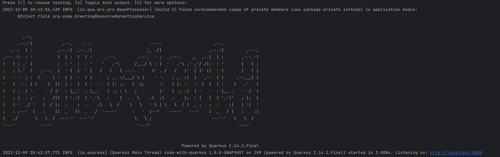 Quarkus配置banner - shigp1 - 博客园