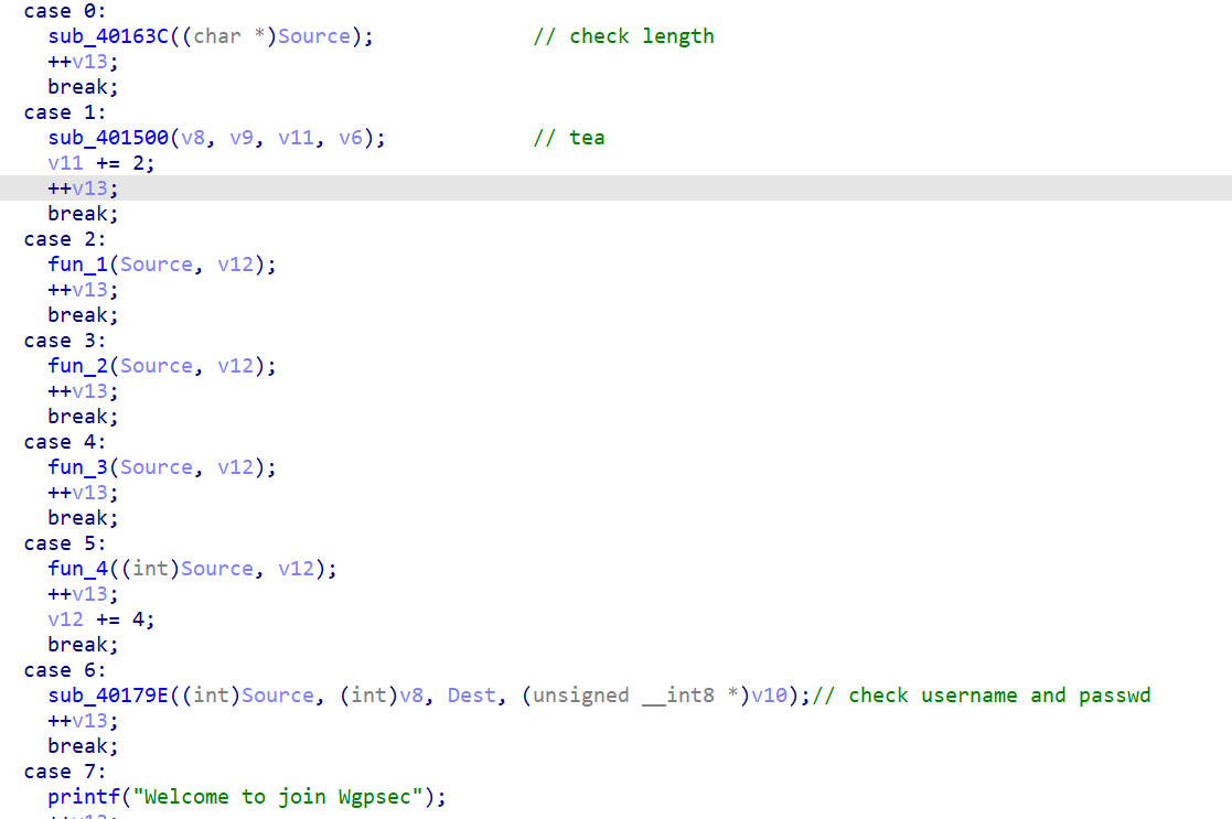 Wgpsec CTF——Re部分wp - 写在风中的信 - 博客园