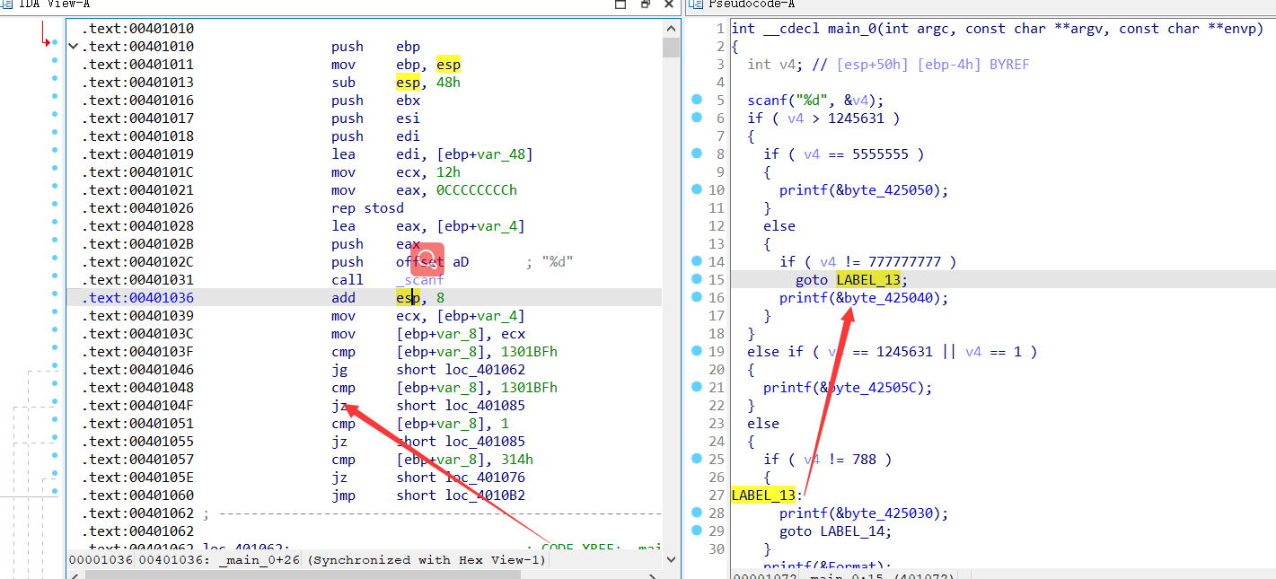 汇编基础--switch case 语句 - TLSN - 博客园