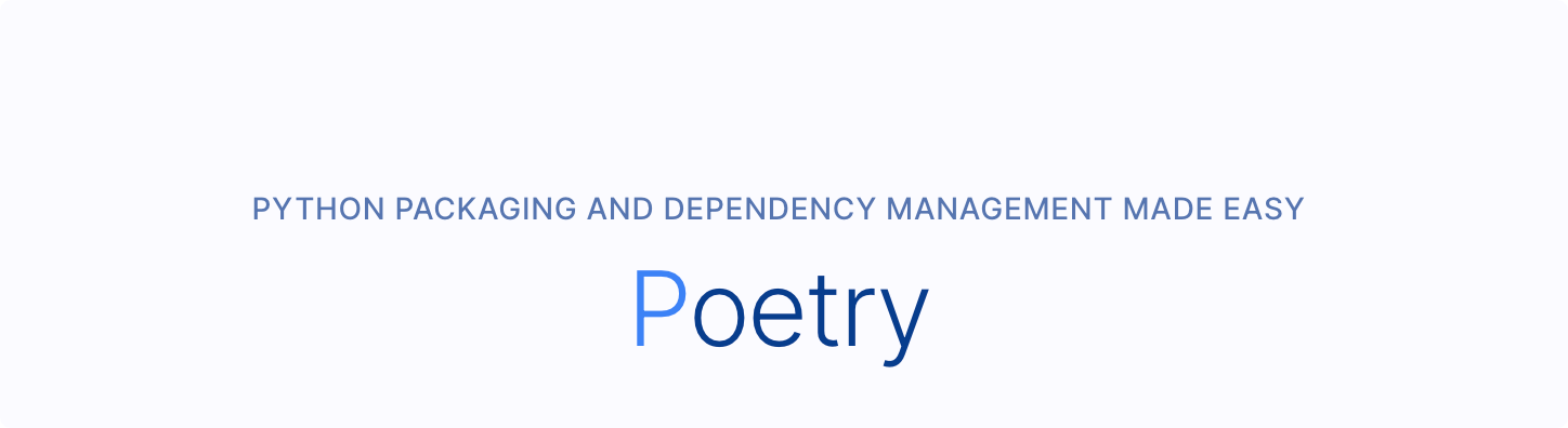 poetry的安装与使用 - WenderWang - 博客园