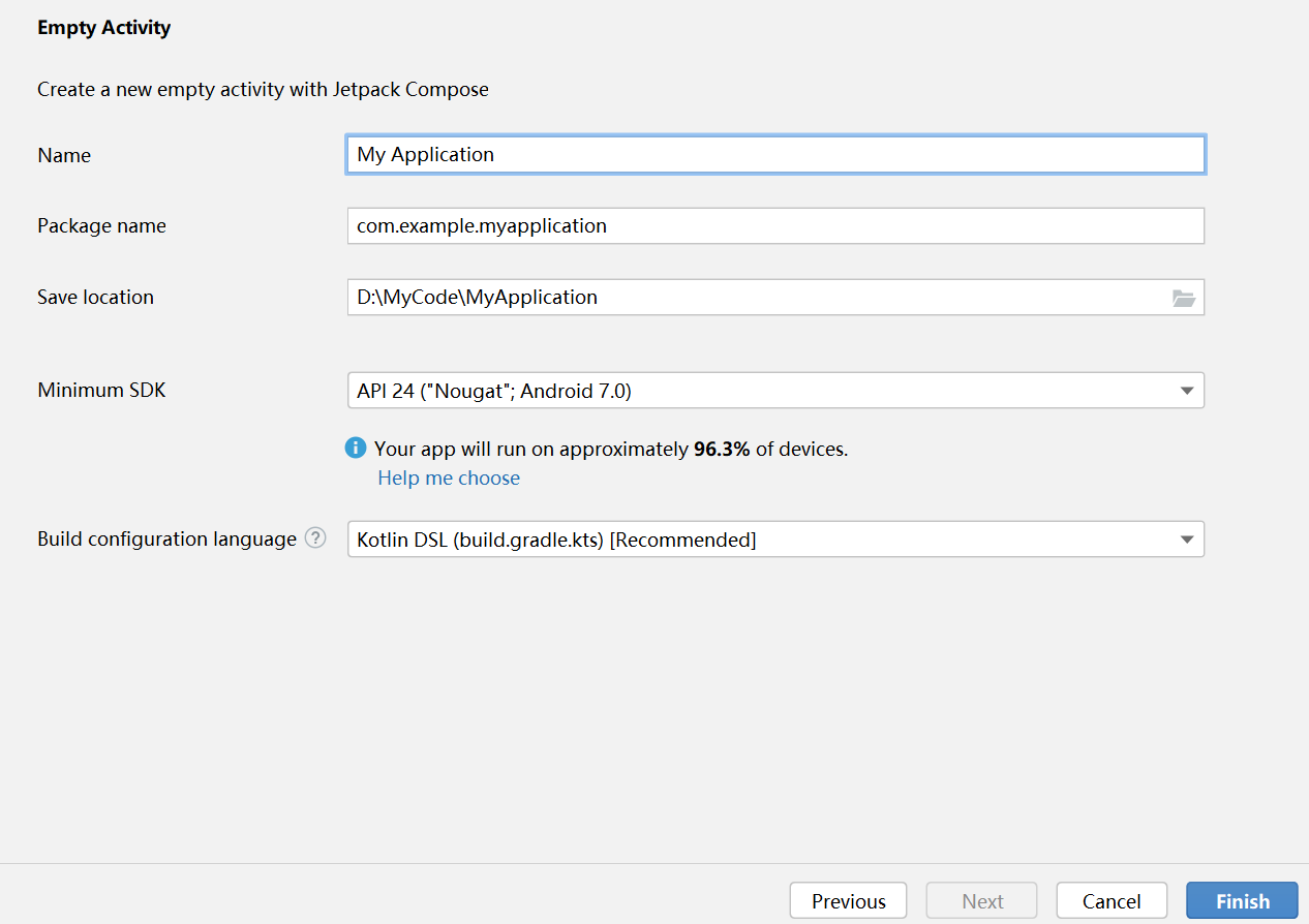 最新版本的AndroidStudio新建Android项目时设置语言为java - 呢哇哦比较 - 博客园