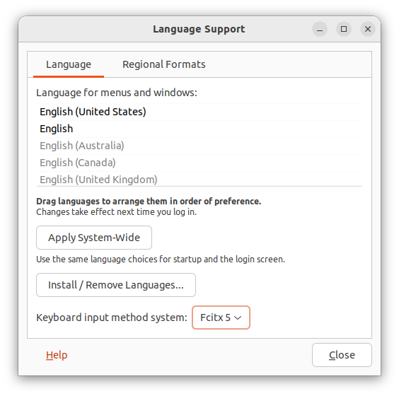 Ubuntu 22.04 安装中文输入法 - 憶藝 - 博客园