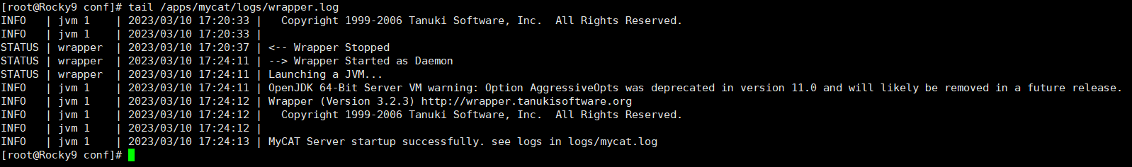 Mycat启动报错 - Motivator - 博客园