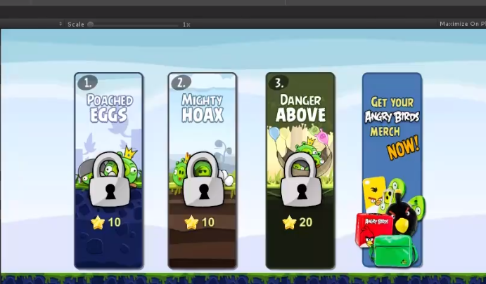 Unity 愤怒的小鸟 - Red_kucha - 博客园