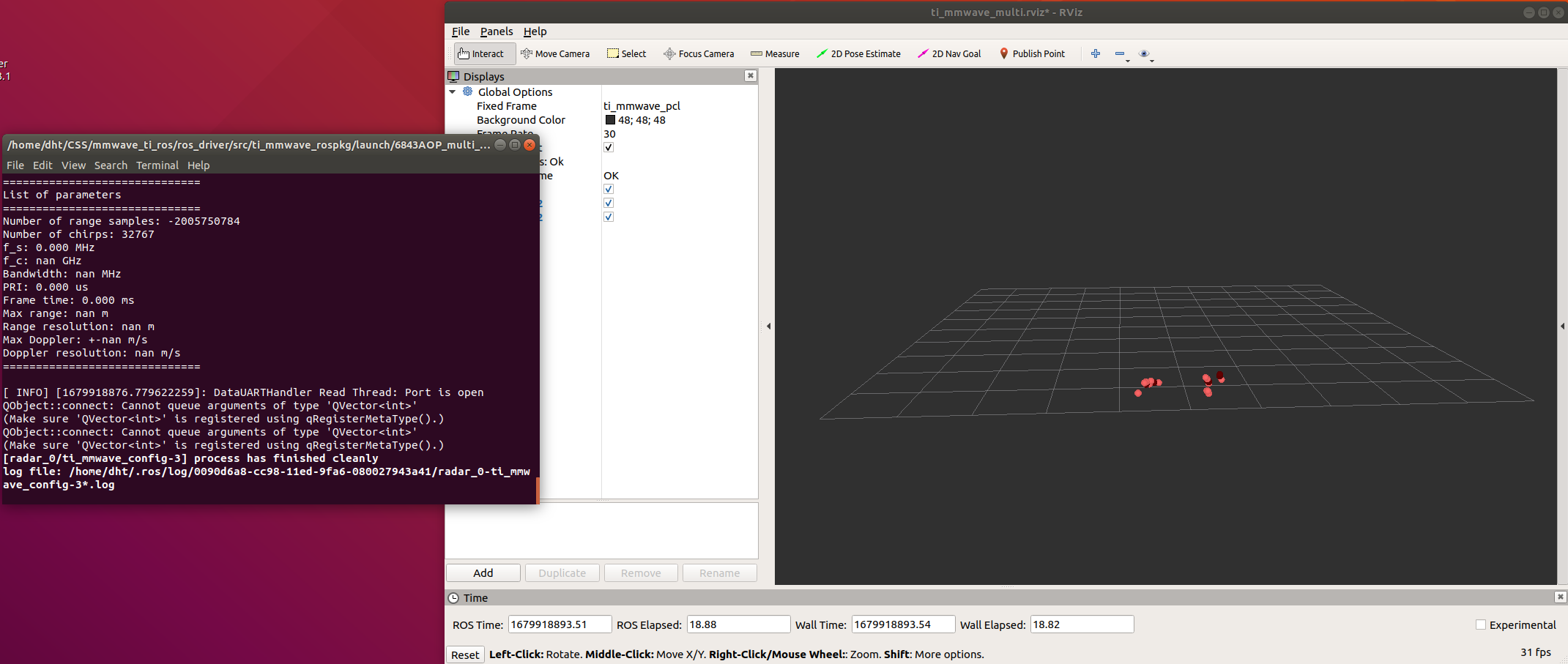 Ubuntu 18.04LTS安装ROS&获取IWR6843AOP点云数据 - 腿毛叔叔615 - 博客园