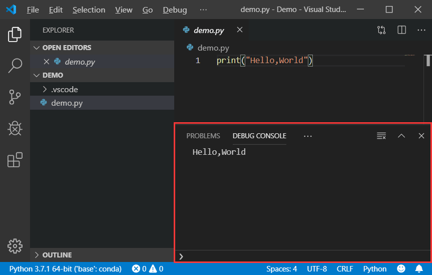 2-15 VS Code 运行第一个 Python 程序 - HopeLive - 博客园