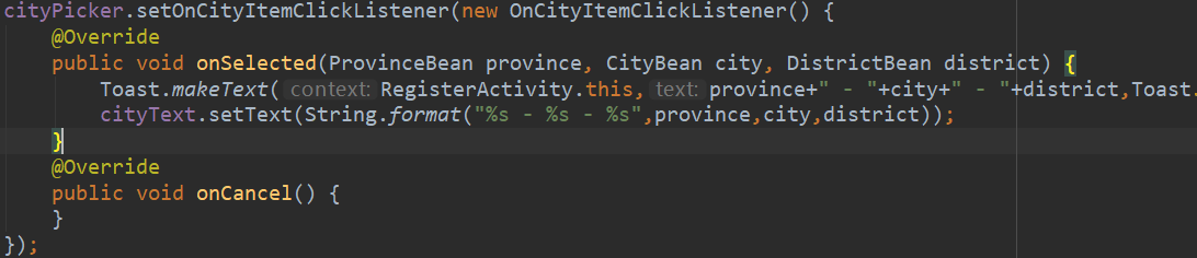 Android Studio中使用第三方组件CityPicker的步骤 - SGG_Kk - 博客园