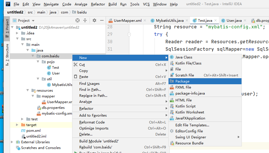 Maven链接数据库（3.6) - Tokaitei32 - 博客园