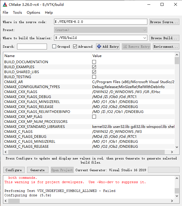Visual Studio 2019 + Qt5.15.2 + CMake 3.26.0 + VTK8.2.0 + ITK5.2.1 安装教程 - 盏茶 - 博客园