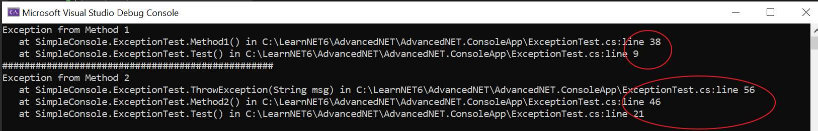 C# throw vs throw ex - Andy__Yang - 博客园