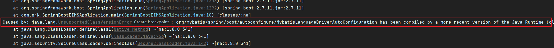 关于 Mybatis Spring Boot Starter 的版本适配问题 Tup178 博客园