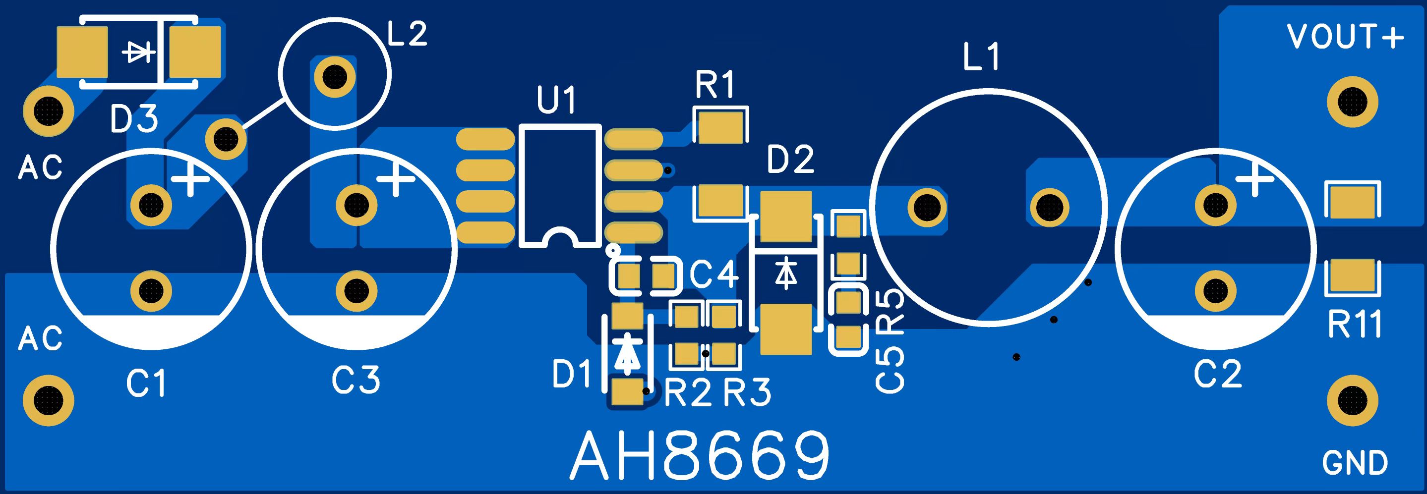AH8669_交流AC220V降压转5V 300MA左右非隔离电源方案 - L18648843702 - 博客园