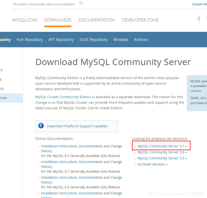 Linux Centos7安装mysql5.7详细教程【tar包安装】 - 超级超级凡 - 博客园