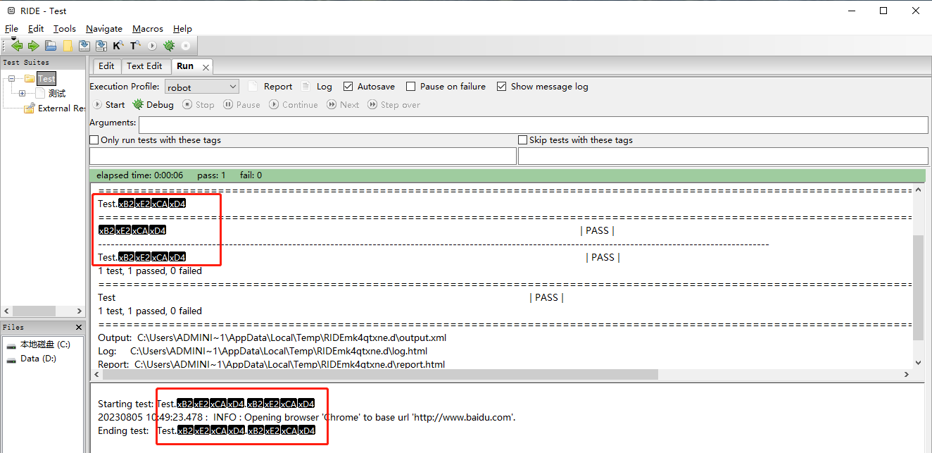 实操问题三：Robot Framework RIDE 运行时 日志输入及控制台出现乱码 - 羊羊的测试之路 - 博客园