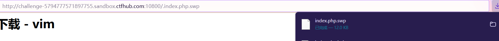CTFHUB-备份信息 - lovelyoctopus - 博客园