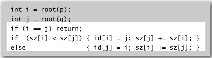 Princeton Algorithms, Part I week1 union&find - gauss_j - 博客园