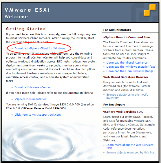 ESXI6.0怎样使用web登陆 - 夜见一叶 - 博客园