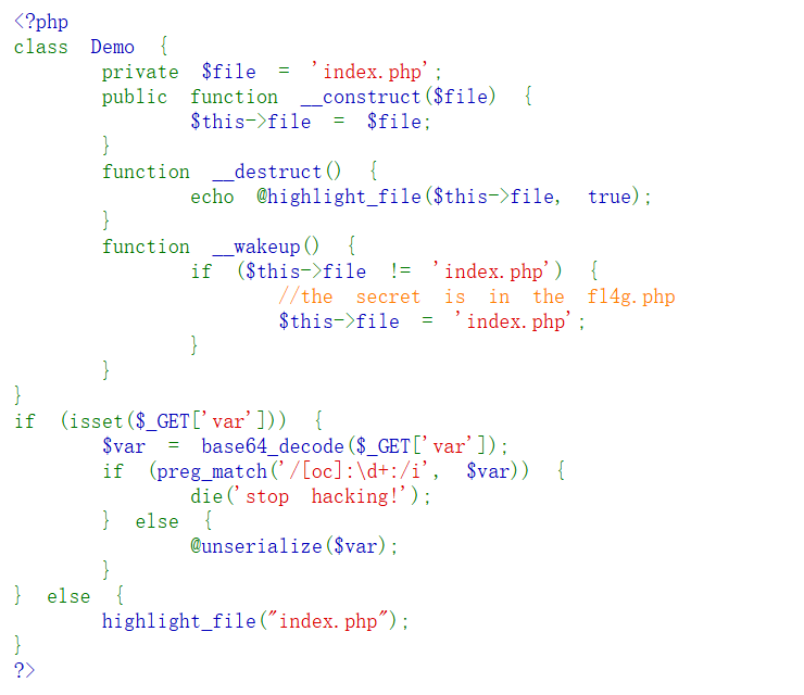 攻防世界_Web_php_unserialize - funji - 博客园