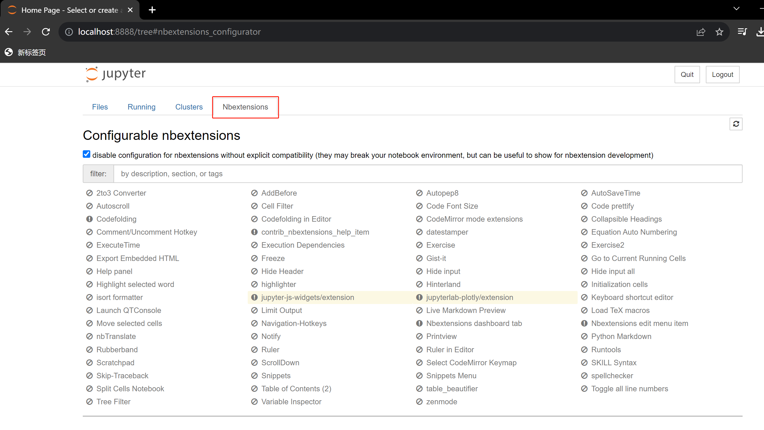 Jupyter Notebook 安装配置 Jupyter Contrib Nbextensions 扩展包 これから 博客园