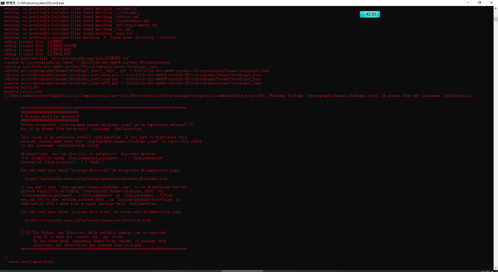 【已解决】Python的pip安装Mitmproxy库时候遇到的报错问题 - 病毒 - 博客园
