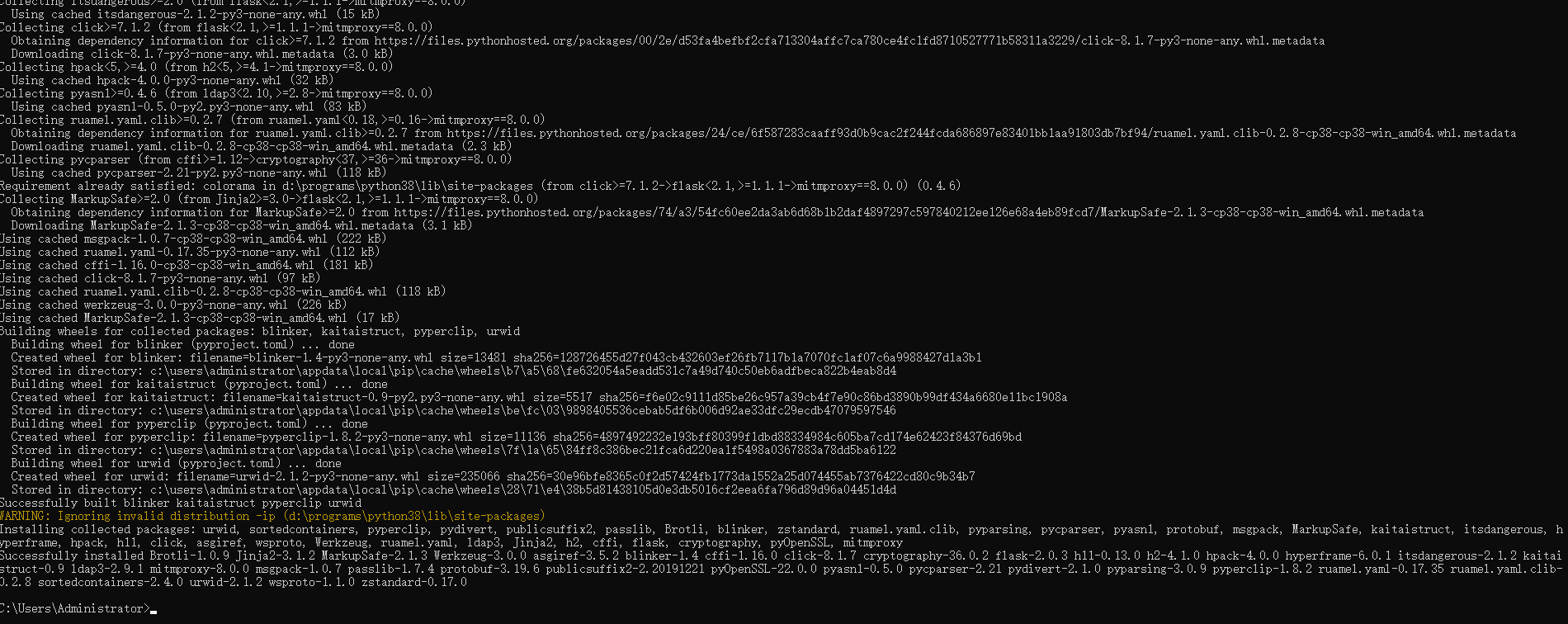 【已解决】Python的pip安装Mitmproxy库时候遇到的报错问题 - 病毒 - 博客园