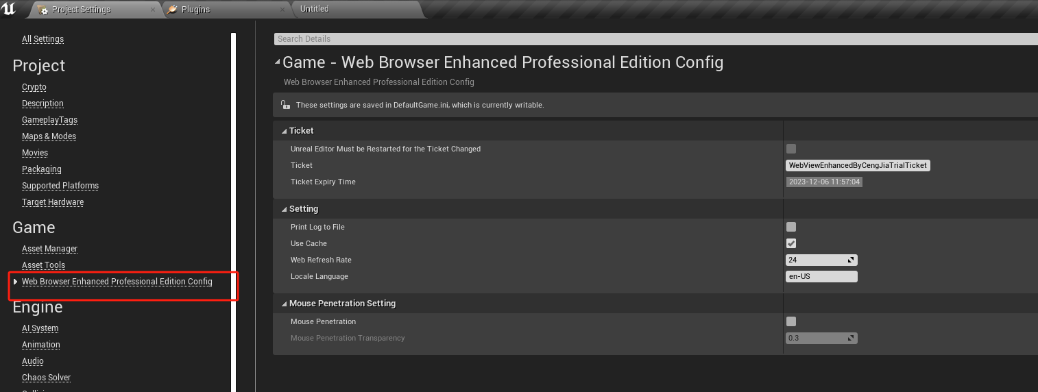 虚幻浏览器插件Web Browser Enhanced CEF 115+ Kernel Version专业版使用方法 - 青丶蓑 - 博客园